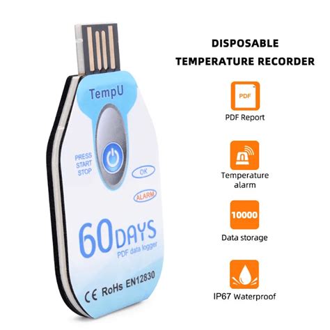 Temp U Freezer Temperature Data Logger PDF USB Temperature Data Logger
