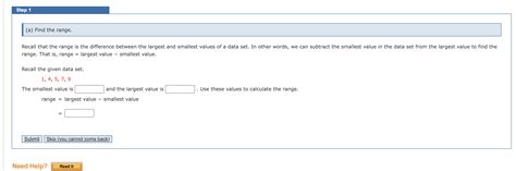 [solved] range that is range largest value