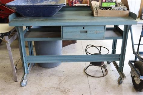Rolling Work Table Live And Online Auctions On