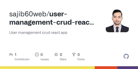 GitHub Sajib Web User Management Crud React App User Management Crud React App