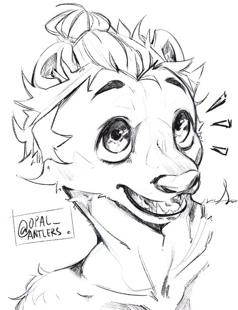 Friendly Otter Art By Me Opal Antlers Over Twitter Selling USD Sketches Atm Nudes
