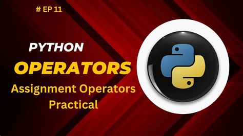 Python Assignment Operators Youtube