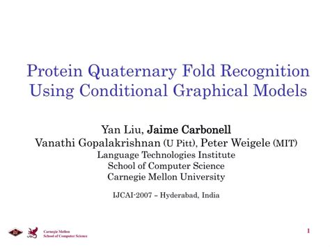 Ppt Protein Quaternary Fold Recognition Using Conditional Graphical Models Powerpoint