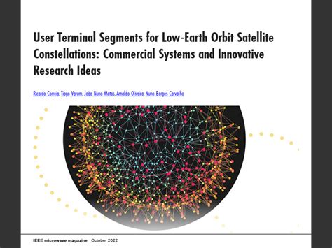 Ieee Microwave Magazine October 2022user Terminal Segments For Low