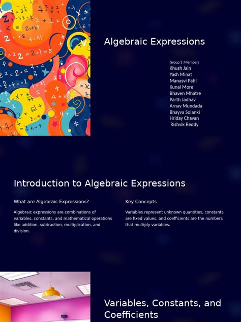 Algebraic Expressions In Class 7 Pdf Factorization Variable Mathematics