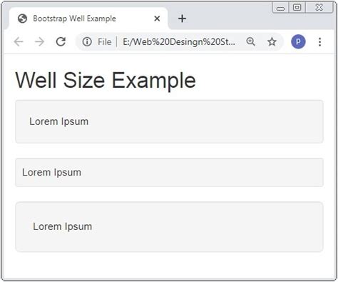 Bootstrap Well