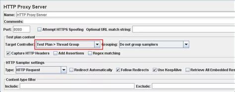Servidor Proxy En Jmeter Secuencia De Comandos De Ejemplo De