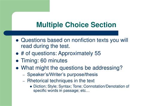 PPT AP LANGUAGE EXAM PowerPoint Presentation Free Download ID