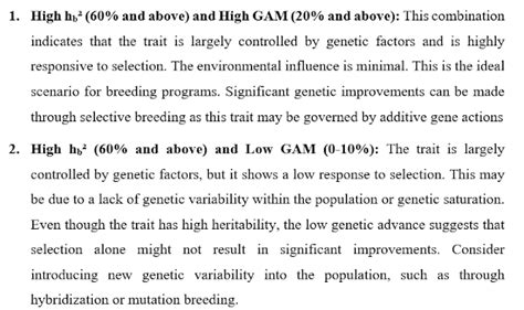 Estimation Of Genetic Parameters In Plant Breeding Theory Example And