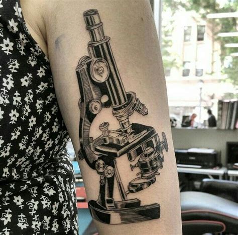 By Jonathan Love Denver Microscope Tattoo Clipart Woodcut
