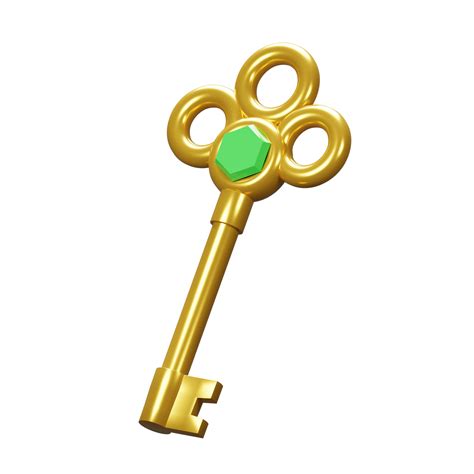 3d Key Icon 23492700 Png