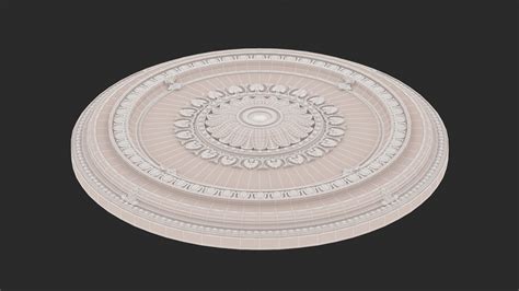 Classic Celling Medallion 30 3d Model Turbosquid 1760489
