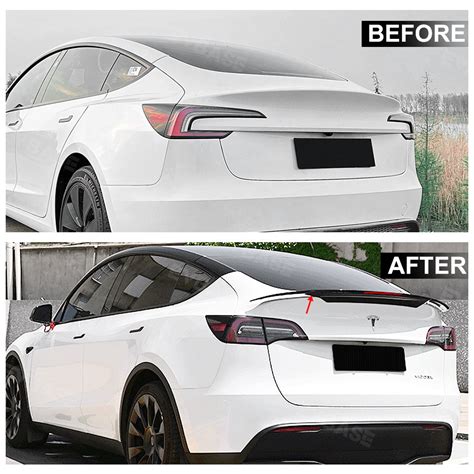 Model Y Spoiler Evbase Premium Evandtesla Accessories