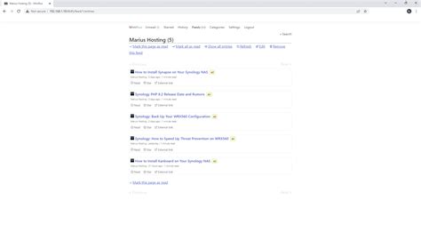 How To Install Miniflux On Your Synology Nas Marius Hosting