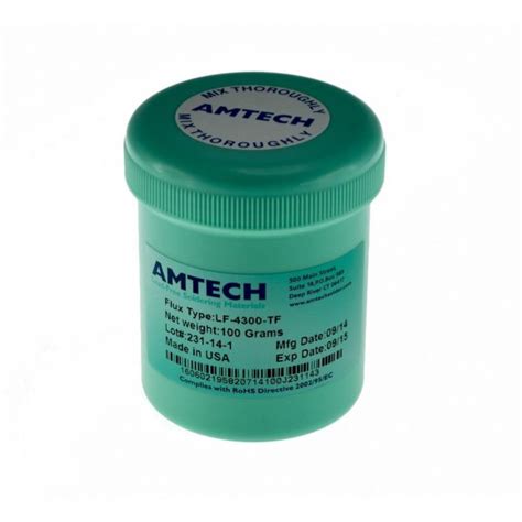 Amtech Pote Solder Fluxo Lf 4300 Tf 100cc Kuantokusta
