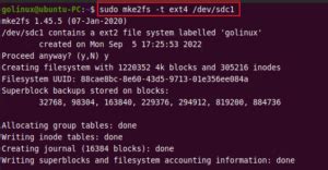 10 Mke2fs Command Examples In Linux Cheat Sheet GoLinuxCloud