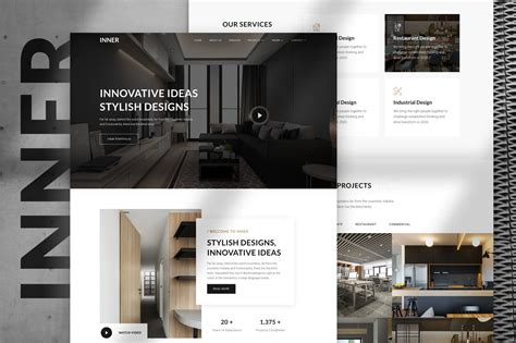 Inner Interior Design Architecture Template EPromium