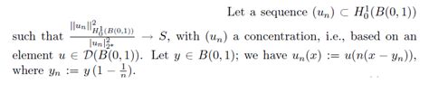 Functional Analysis Minimizing Sobolev Embedding Constant By A Concentration Sequence