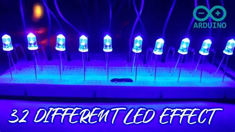 LED Chaser With Effects Arduino Led Projects YouTube