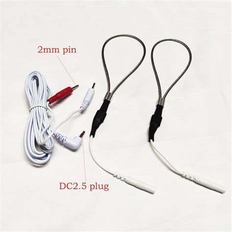 Adjustable Shock E Stim Loop Penis Ring Steel Wire Cable Monopolar DIY Unit EBay