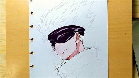 Coloring Skin Gojo Satoru Jujutsu Kaisen Kuroito Shorts Sketches Male Sketch Color