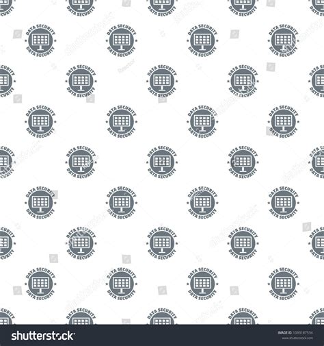 Pc Data Security Pattern Vector Seamless Stock Vector Royalty Free