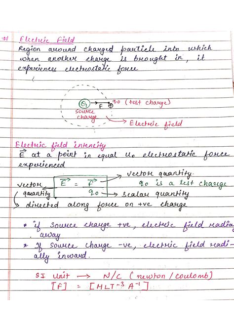 SOLUTION Class Physics Electrostatics Part Studypool