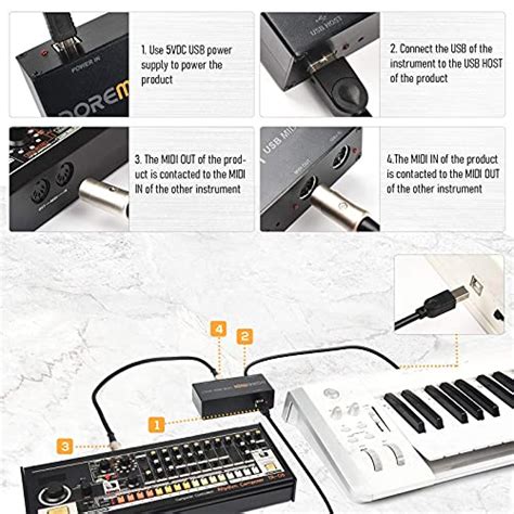 camola usb midi host box usb to midi converter midi interface pricepulse