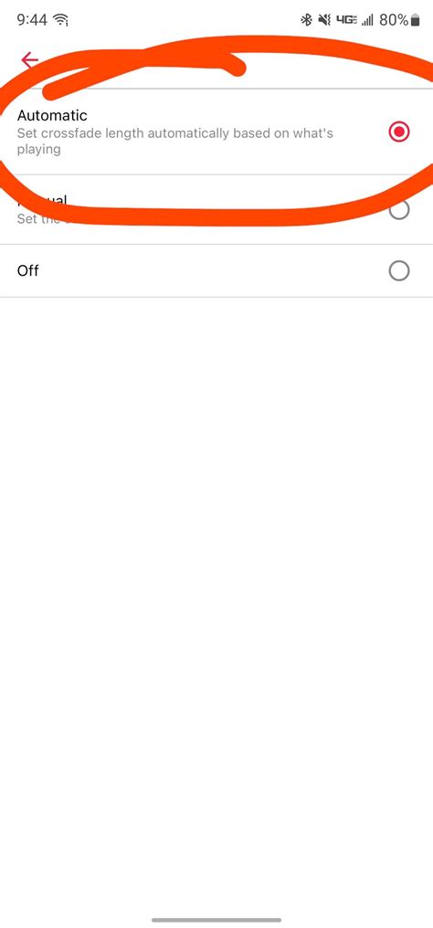 in regards to cross fade on ios… android literally has an automatic