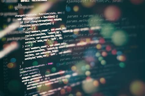 Premium Photo Closeup Developing Programming And Coding Technologies Developer Working On Web