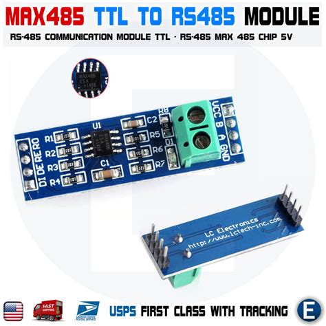 5 X Max485 Rs 485 Converter Ttl To Rs 485 Module For Arduino Raspberry