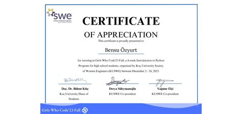 Check Out My Gwc Eğitim Digital Certificate Issued By Koç Üniversitesi