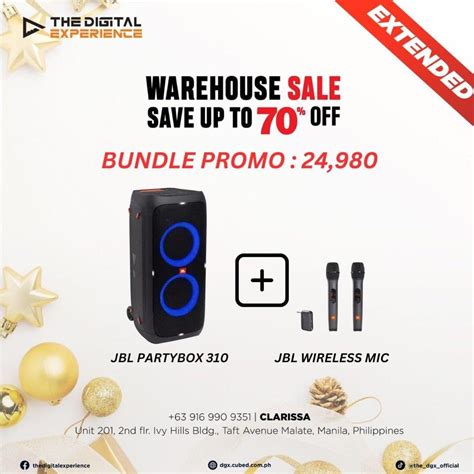 JBL PARTYBOX 310 WITH MICROPHONE Audio Soundbars Speakers Amplifiers On Carousell
