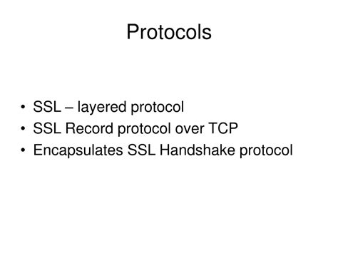Ppt Secure Sockets Layer Ssl Powerpoint Presentation Free Download