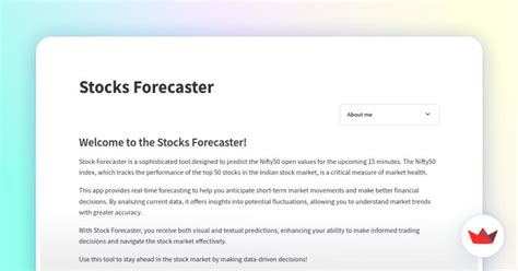 Priyansh Bhardwaj On Linkedin Stock Forecaster