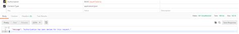 c api call with correct access token in header gives me a 401