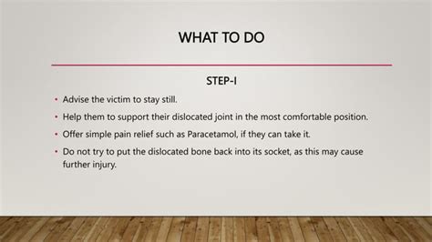 First Aid In Dislocation Or Muscles Injurypptx