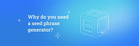 why do you need a seed phrase generator ellipal