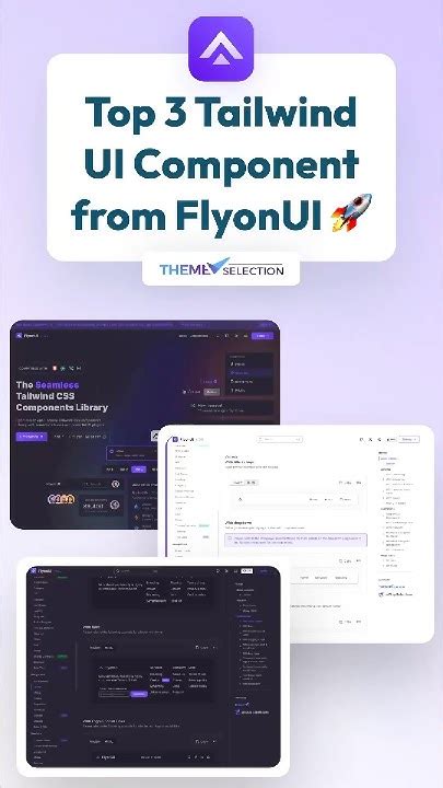 🚀 3 tailwind css components from flyonui save hours using this