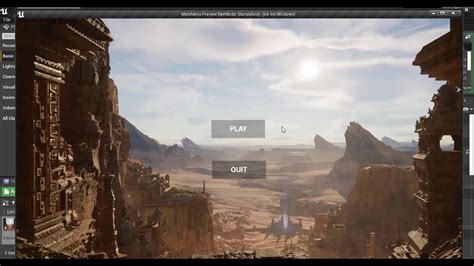 How To Create A Main Menu Unreal Engine 4 Youtube