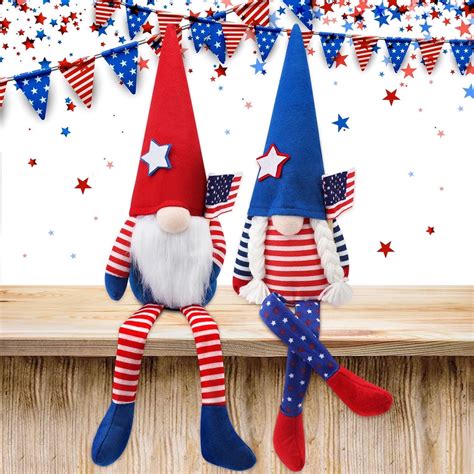 Ayieyill 4th Of July Patriotic Gnomes Independence Day And Memorial
