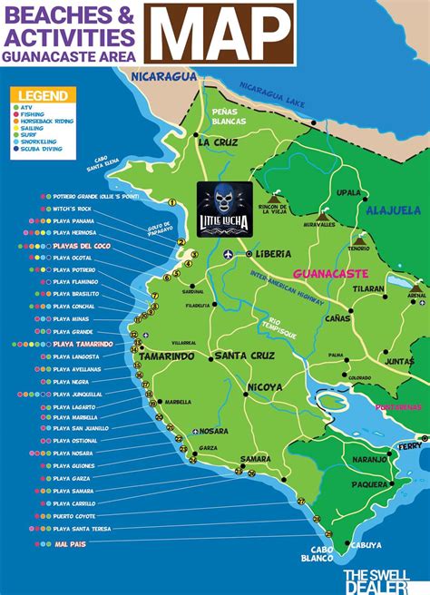 Beaches And Activities Guanacaste Area The Swell Dealer