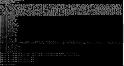 Vs2015 Errors With Git Source Code Qt Forum