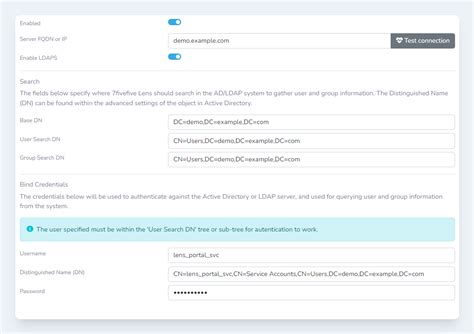 Configuring Active Directory Authentication