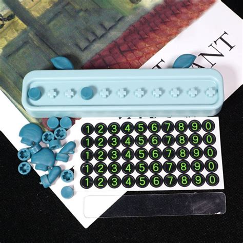 귀여운 토끼 귀 숨겨진 임시 주차 표지판 자동차 장식 장식품오션 그린