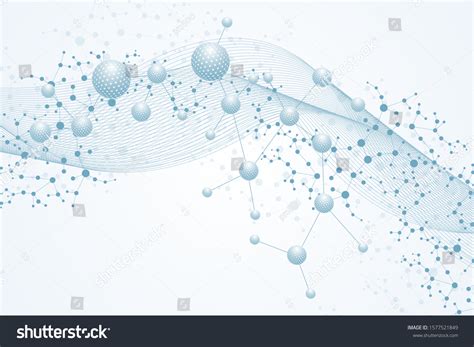 Structure Molecule Communication Dna Atom Neurons Stock Vector Royalty Free 1577521849