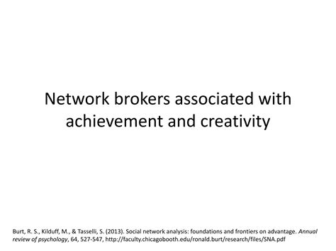 social network analysis and academic performance ppt