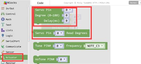 Graphical Programming Tutorial For Arduino Servo