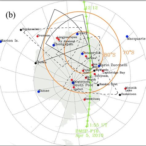 geographic and corrected geomagnetic coordinates of gistm sites