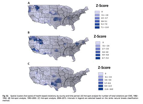Environmental Monitor Hotspots And Trends In Water Quality Violations